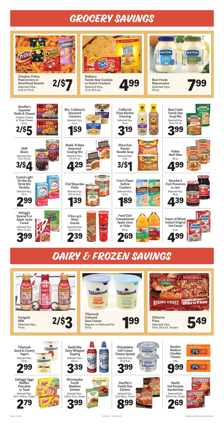Print Weekly Specials | Family Foods | McGowan Grocery - 116 E Railroad ...