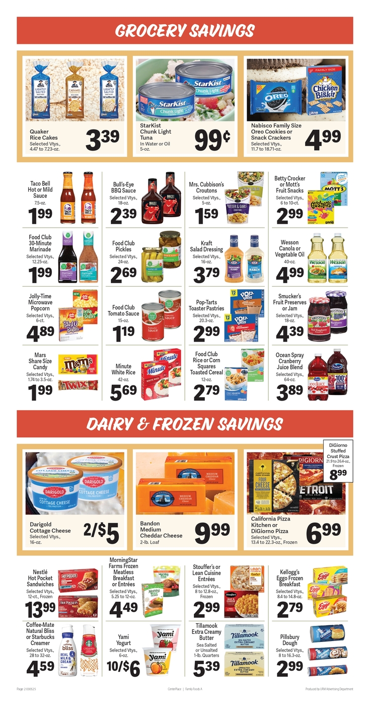 Print Weekly Specials | Family Foods | Walter's Family Foods - 102 ...