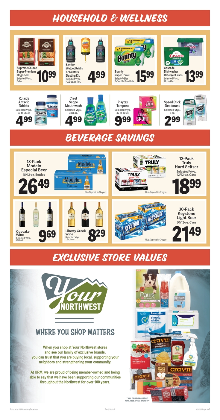 Print Weekly Specials | Family Foods | Walter's Family Foods - 102 ...